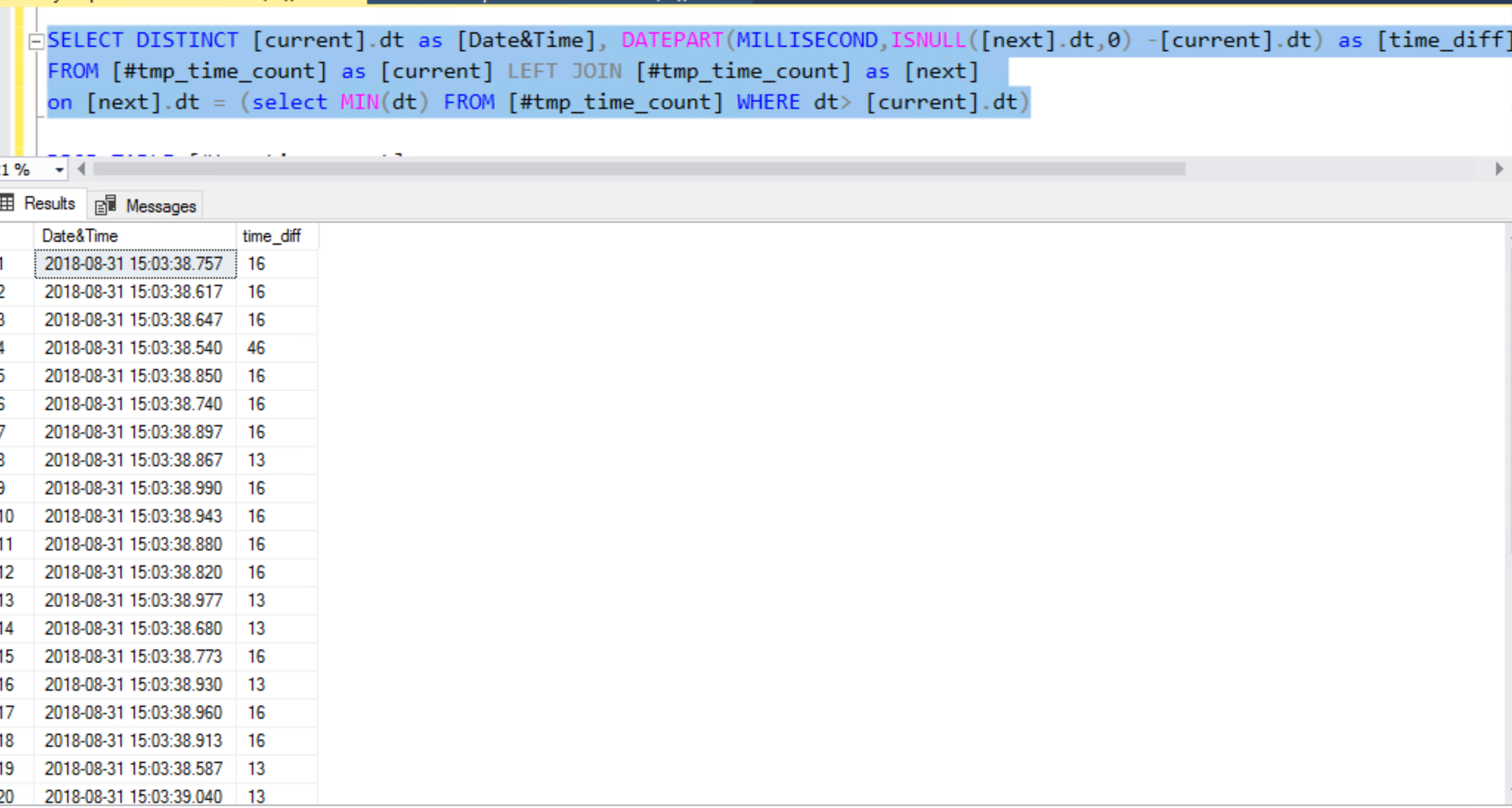 Dba Sql Server Merge Datetime Rows In One Row And Splits When Values