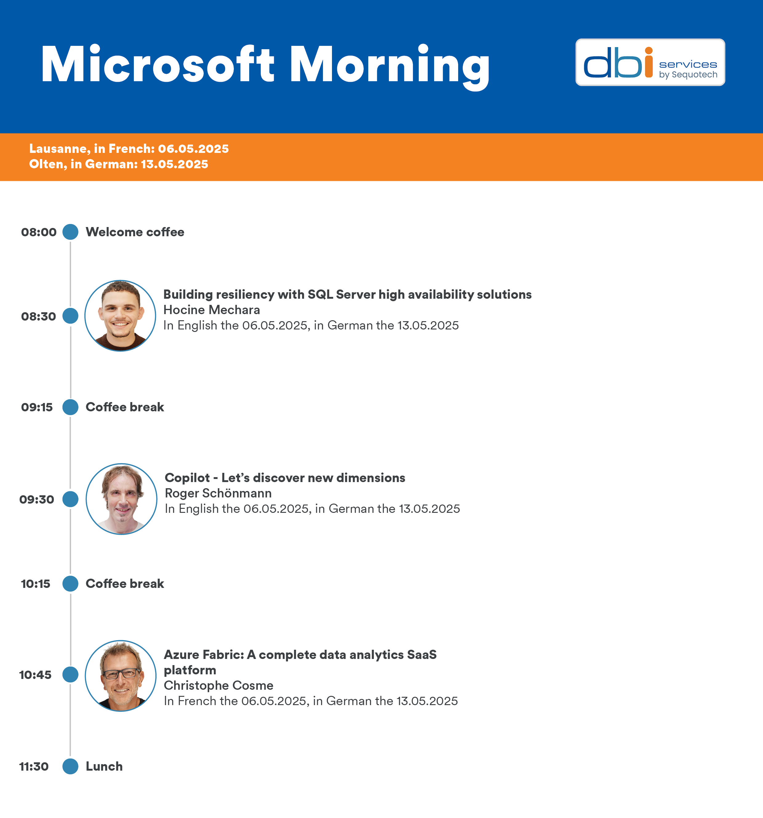 Microsoft Morning - dbi services